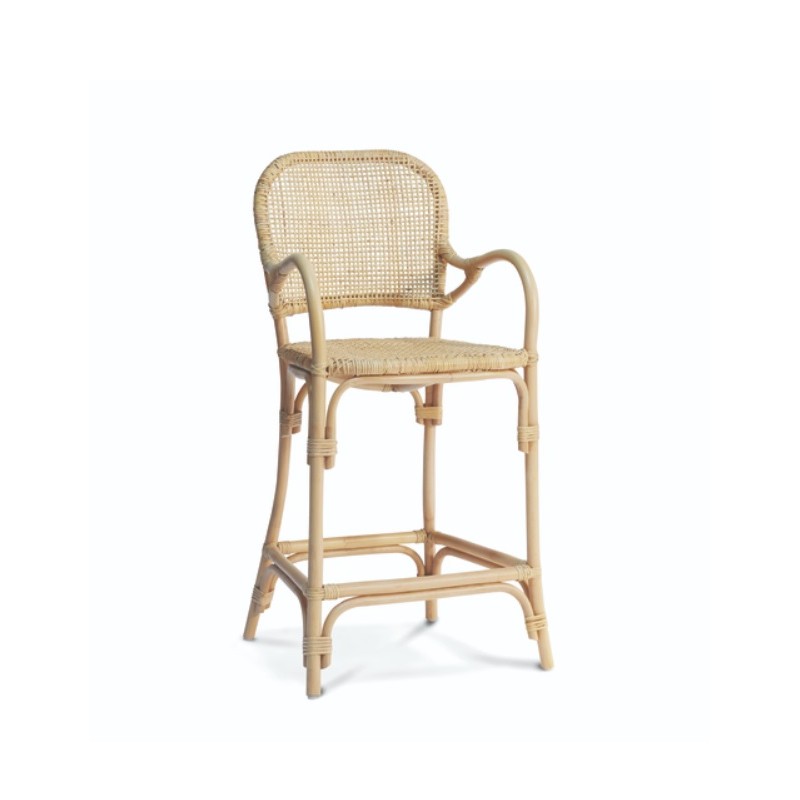 Taburete ratán natural 55x57x105cm - Terraendins